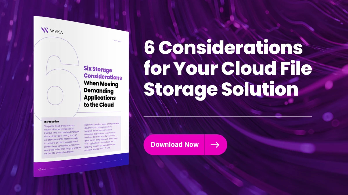 6 Storage Considerations When Moving Demanding Applications to the ...