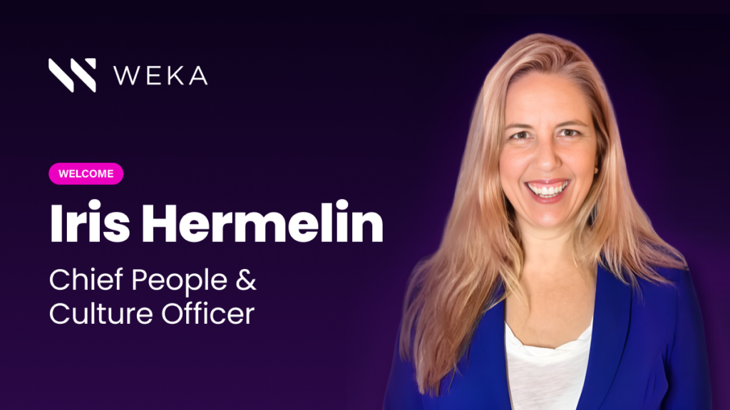 WEKA Appoints Iris Hermelin As Its First Chief People & Culture Officer - WEKA