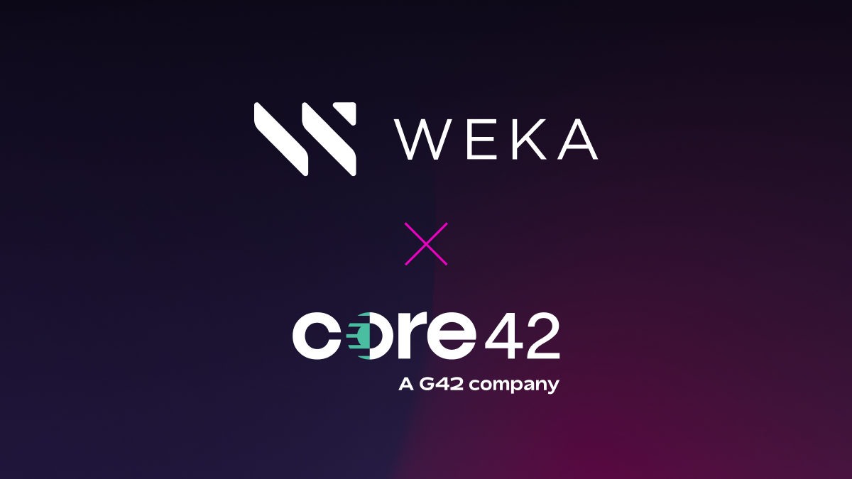 Meet Core42, A G42 Company - WEKA