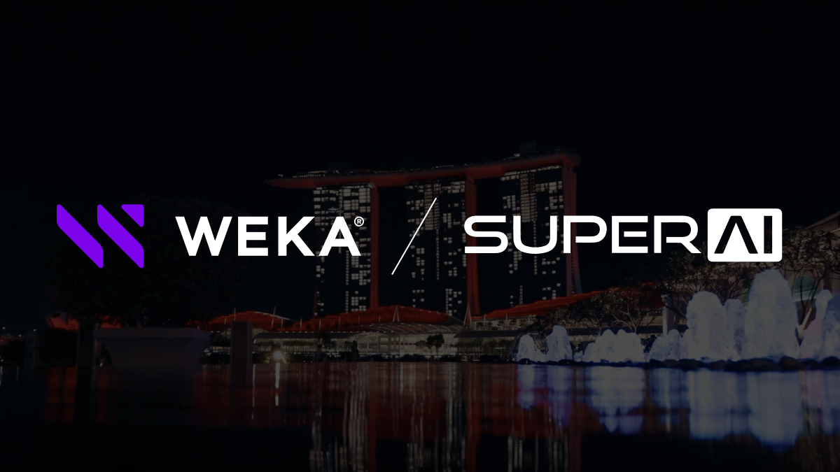 SuperAI Singapore 2026: Scaling AI Inference Economics - WEKA
